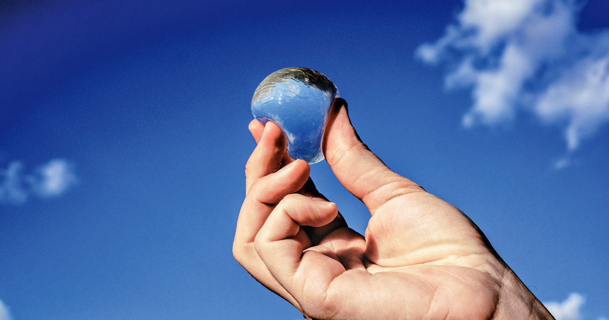 Una 'botella' comestible