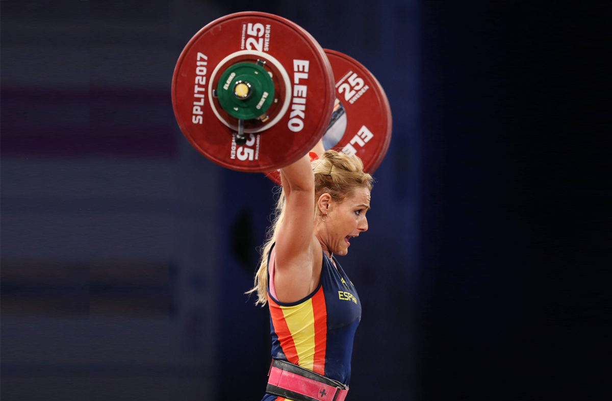 Lydia Valentín, campeona del mundo
