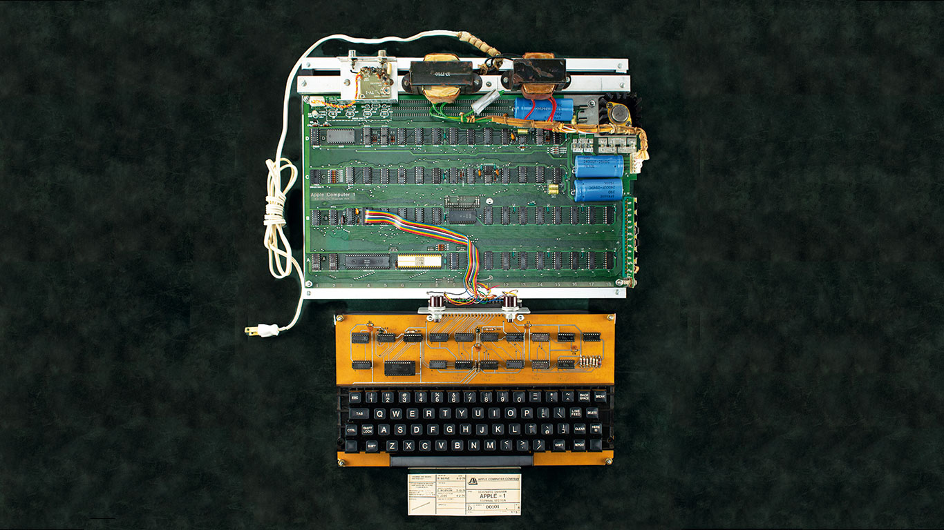 El primer Apple subastado