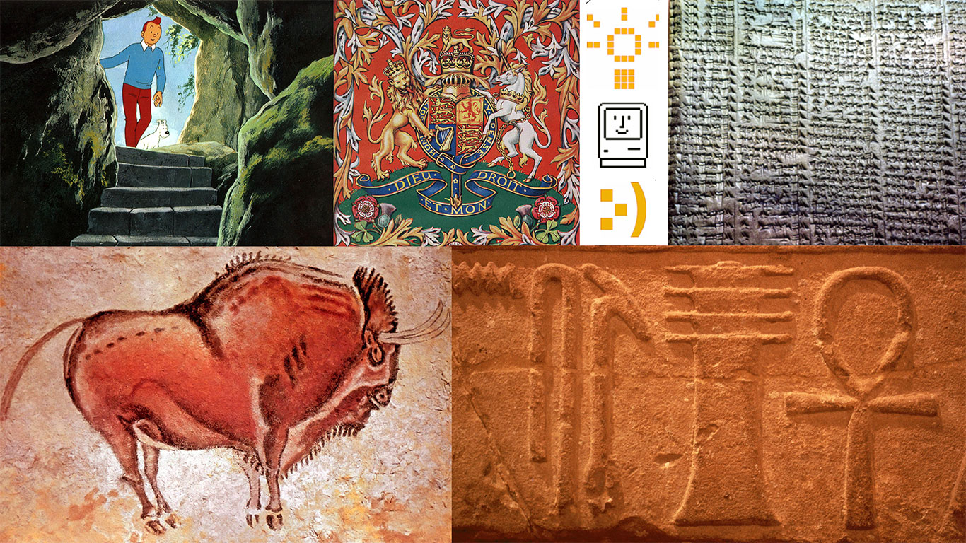 De los primeros pictogramas... a los emoticonos