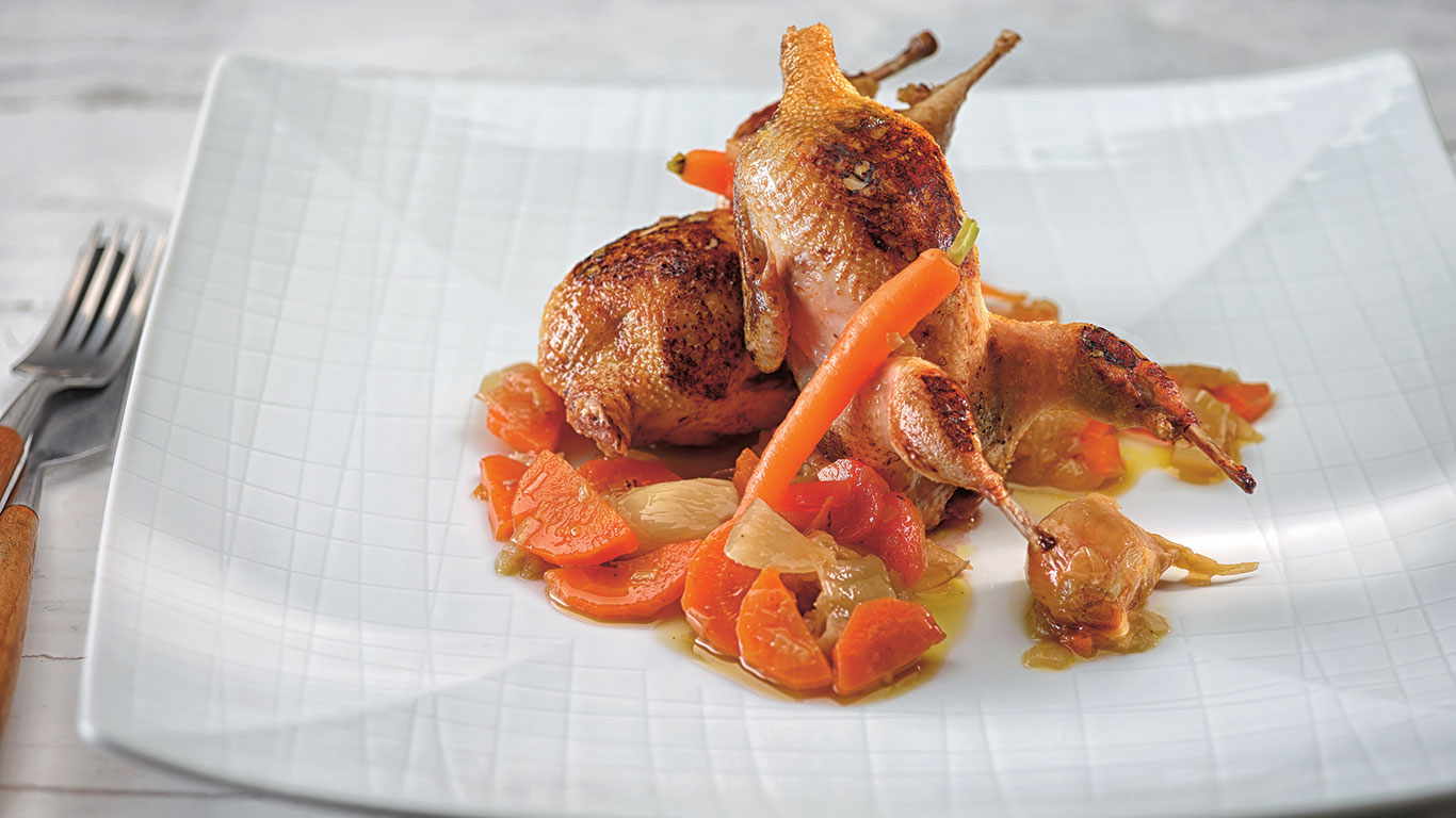 Codornices en escabeche