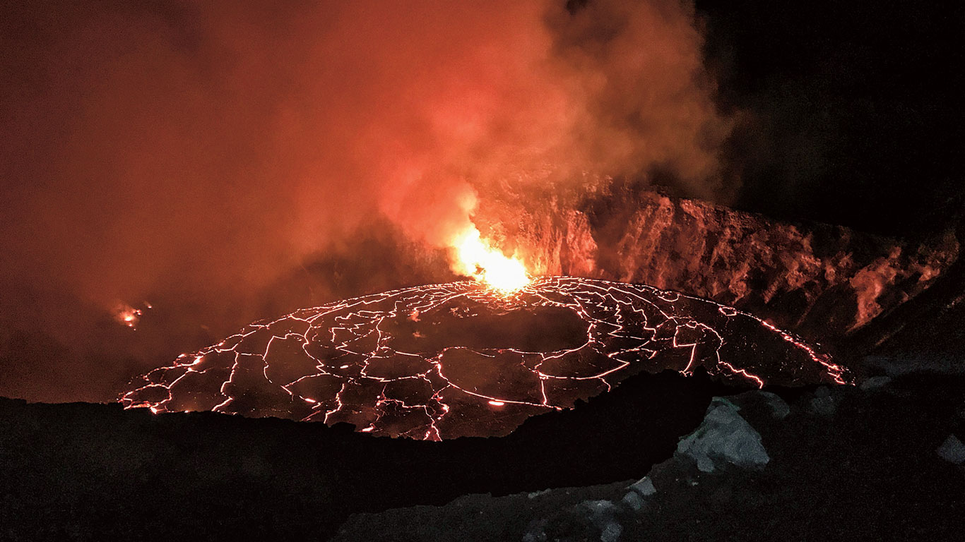 El despertar de la diosa del fuego en el volcán Kilauea